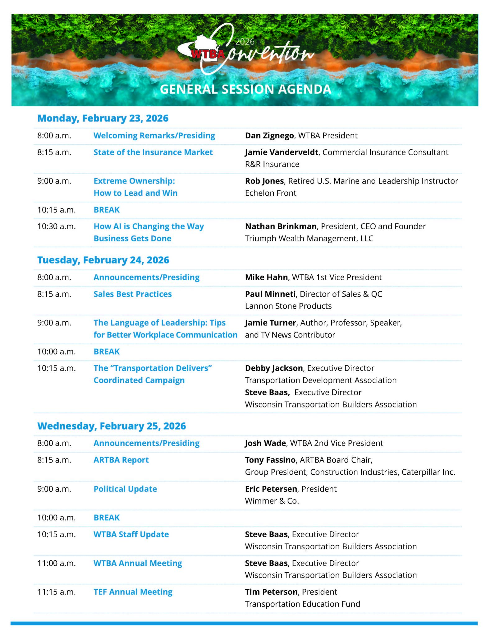 Annual Convention 2026 - WTBA